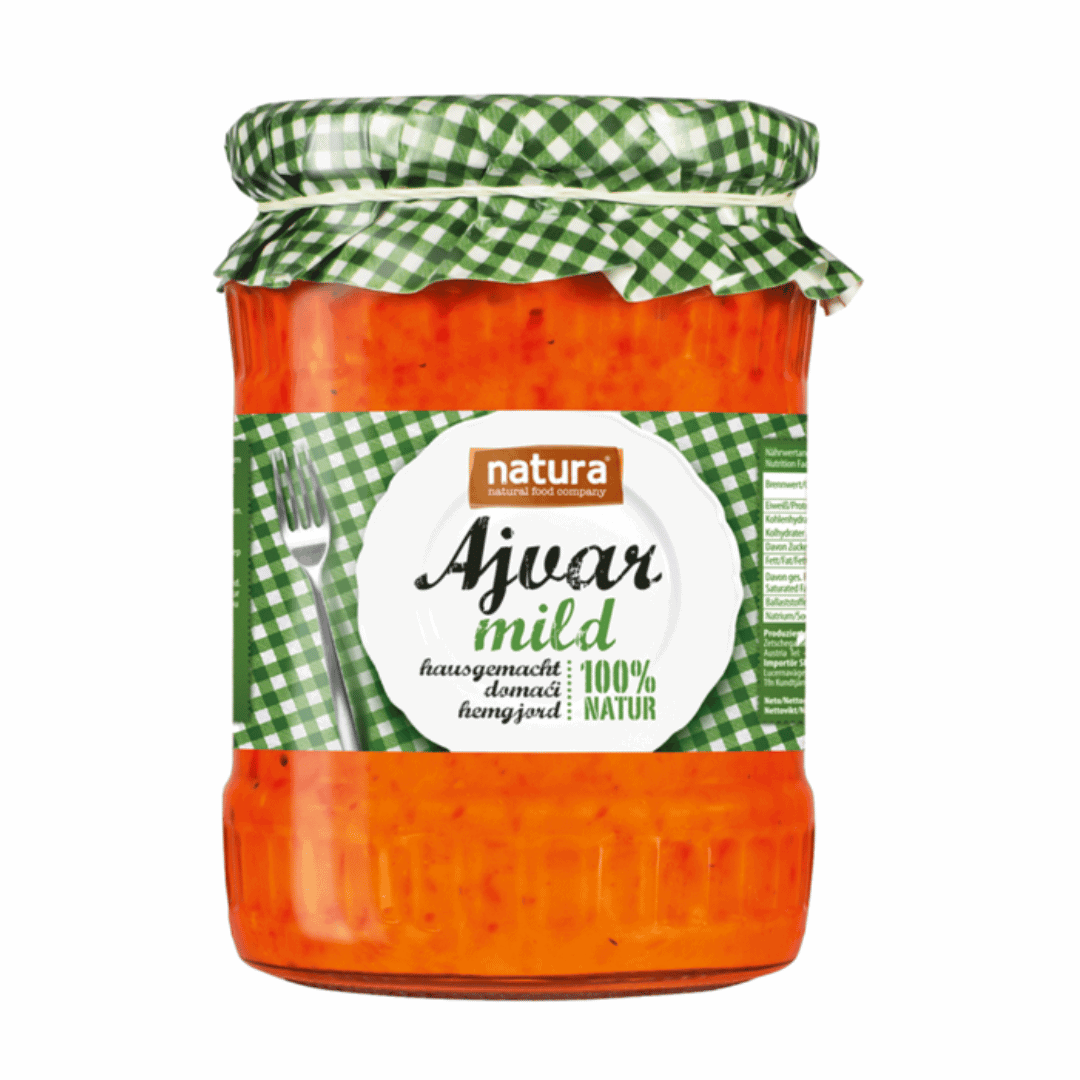 Natura Ajvar mild 540g – AIMA ONLINE