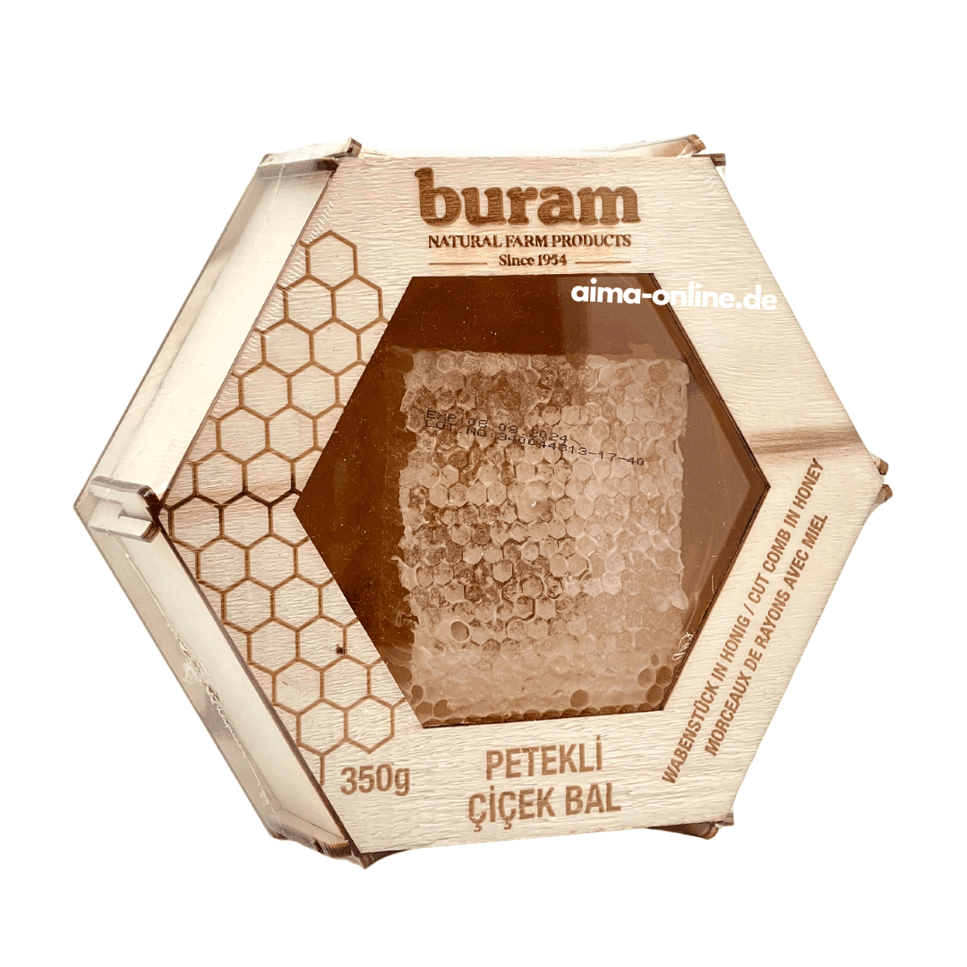 Buram Petekli Cicek Bali - Wagestück in Honig 350g – AIMA ONLINE