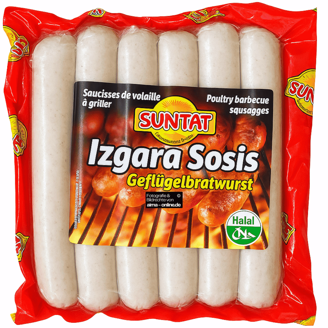 Suntat Izgara Sosis Geflügelbratwurst 500g – AIMA ONLINE