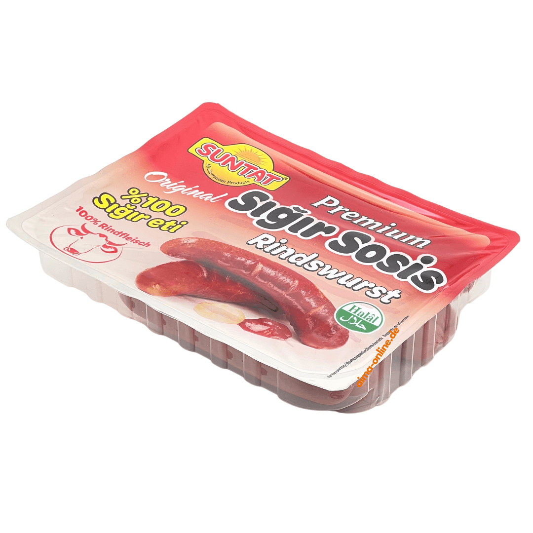 Suntat Premium Rindswurst 800g – AIMA ONLINE