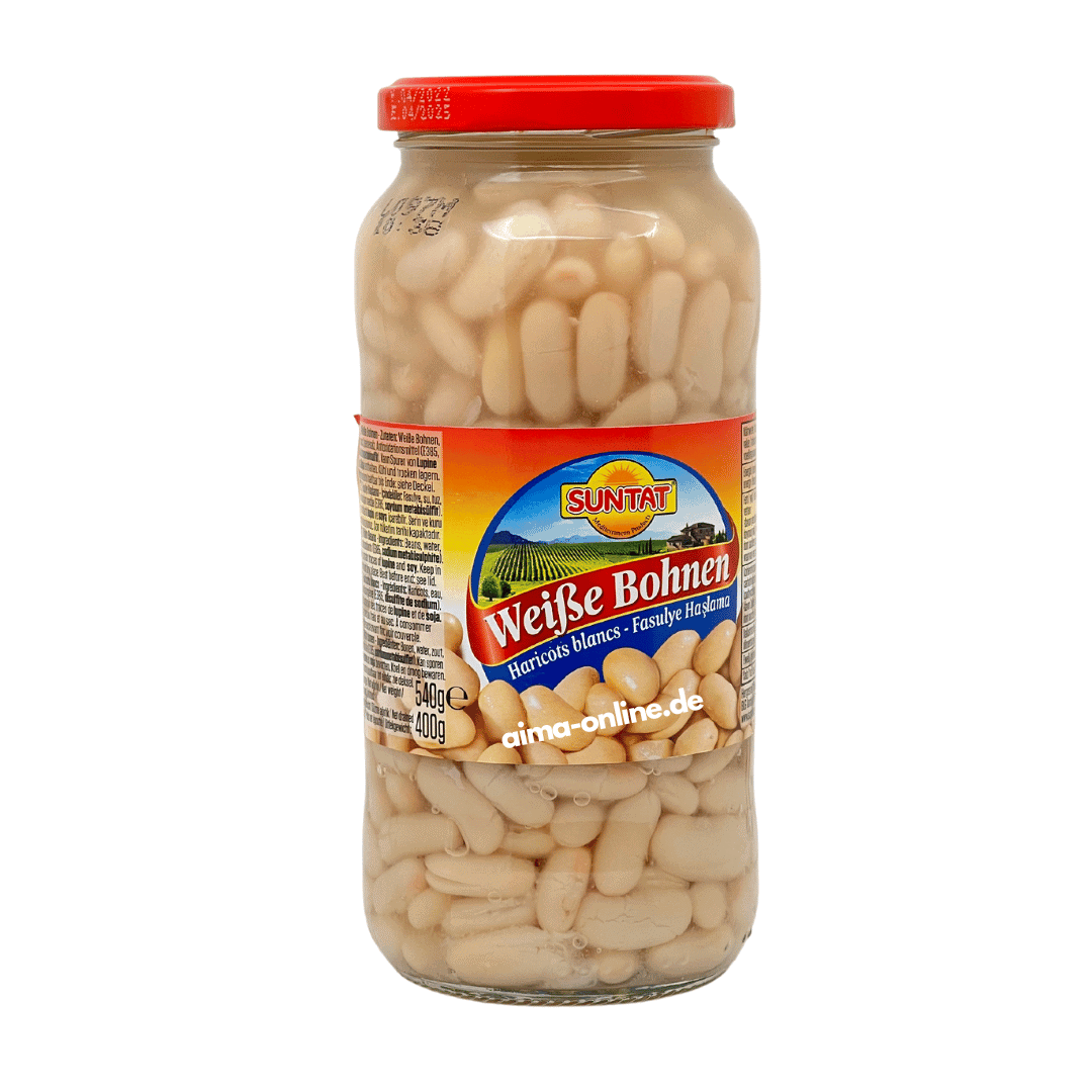 Suntat Weiße Bohnen - Fasulye Haslanmis 400g – AIMA ONLINE